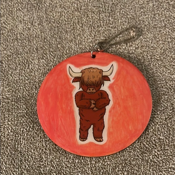 othet | Jewelry | Kids Red Highland Cow One Piece | Poshmark